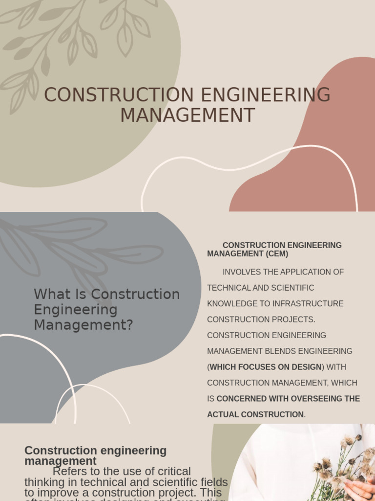 Construction Engineering Management 1 | PDF | Engineering ...