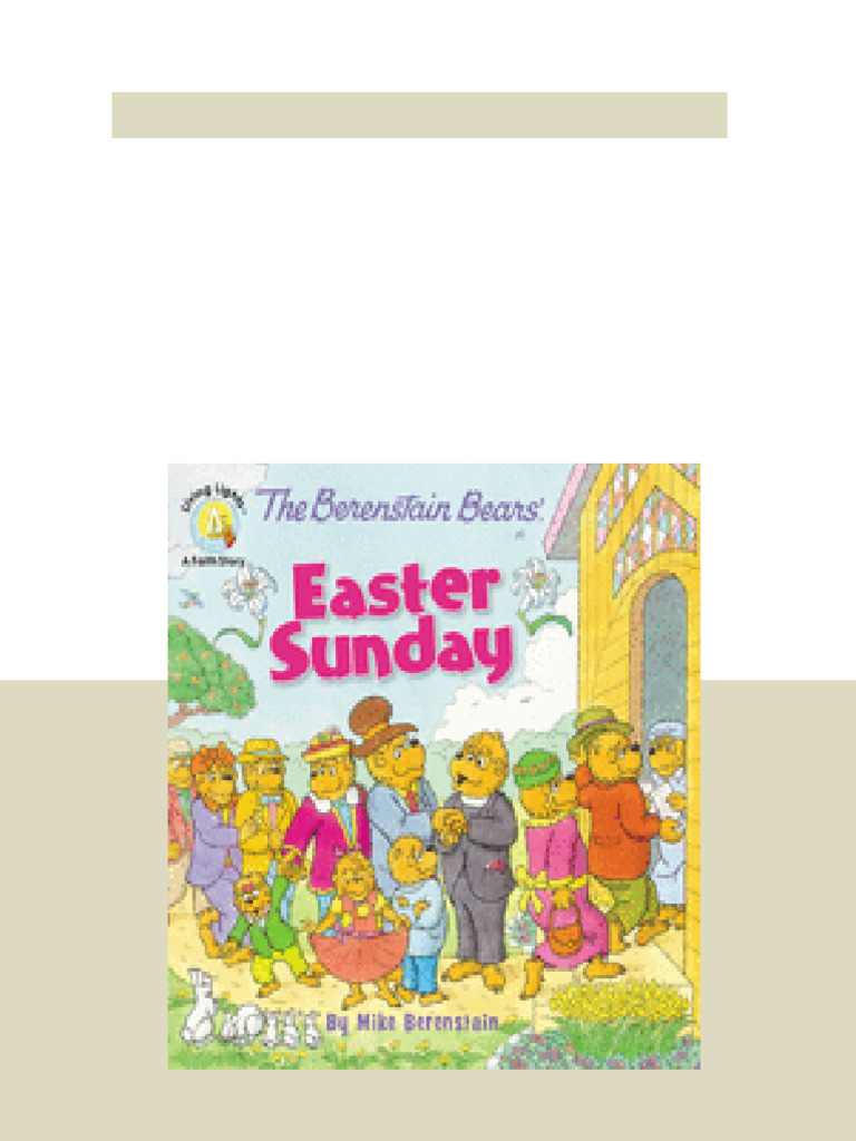 Berenstain Bears Easter Sunday | PDF