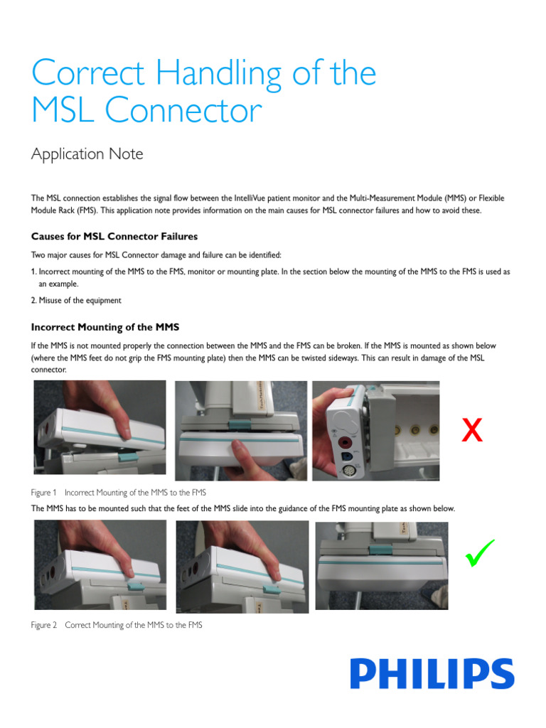 Correct Handling of The MSL Connector - Application Note | PDF ...