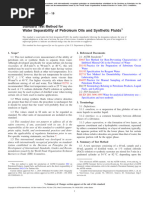 D1401 - Standard Test Method For Water Separability of Petroleum Oils ...