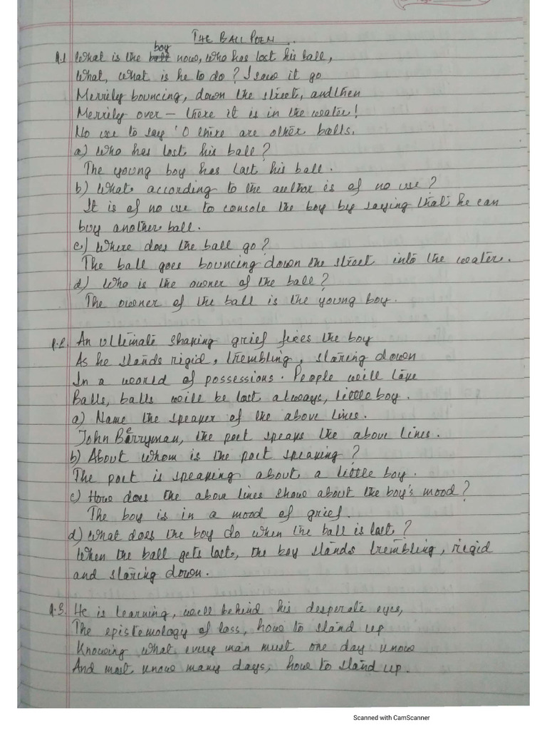 The Ball Poem | PDF