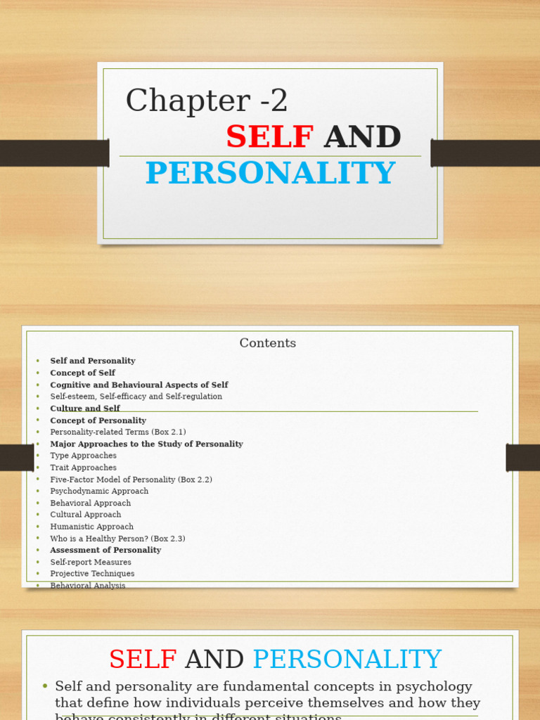 Understanding Self and Personality Concepts | PDF | Self Efficacy ...