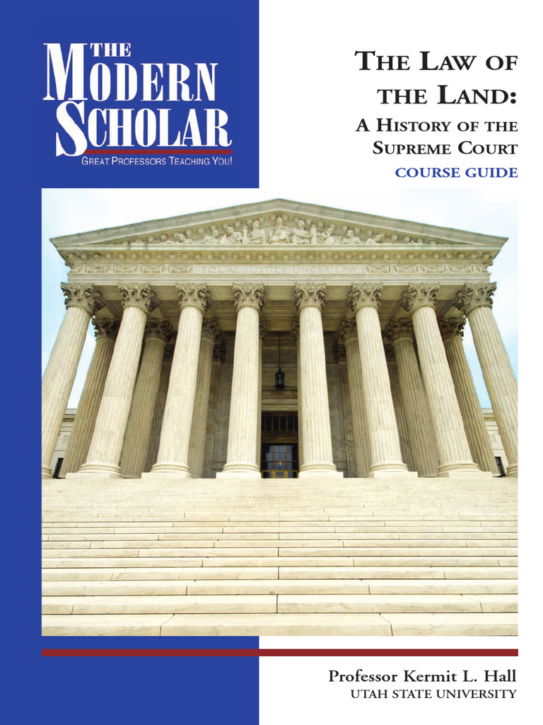 Supreme Court History Course Guide | PDF | Marbury V. Madison | Article ...