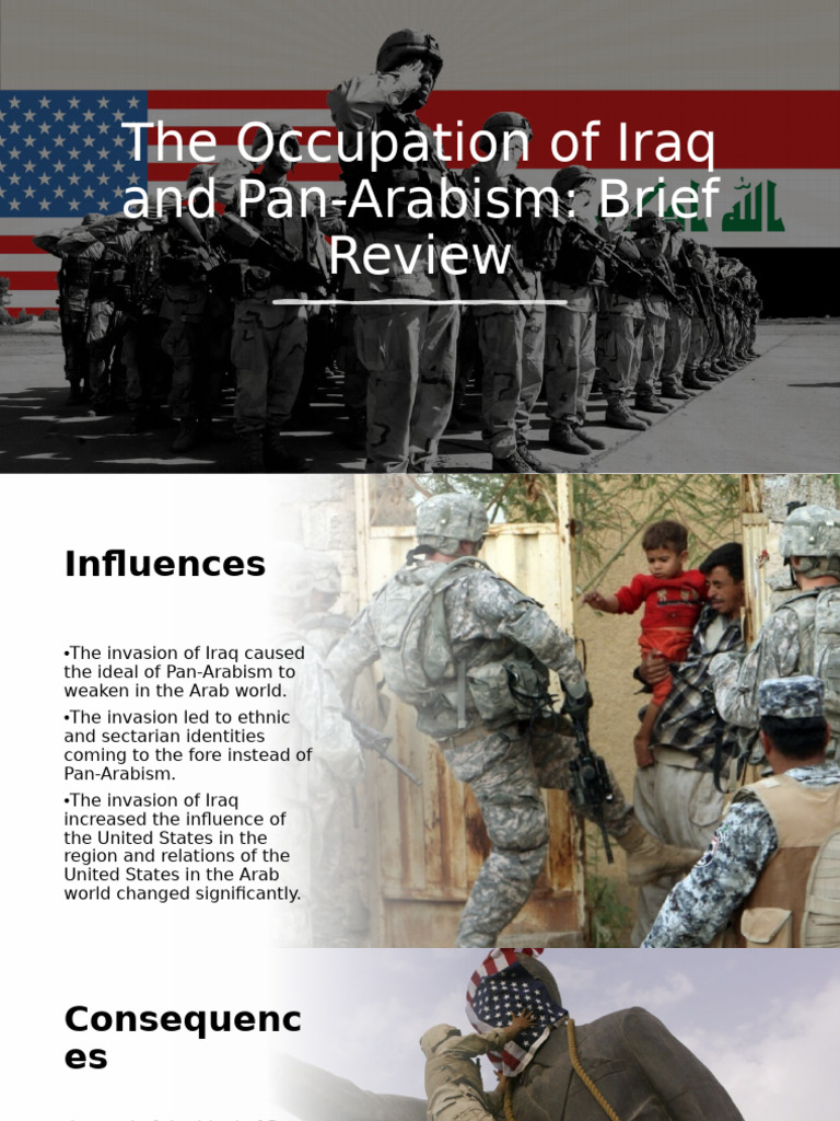 The Occupation of Iraq and Pan-Arabism | PDF