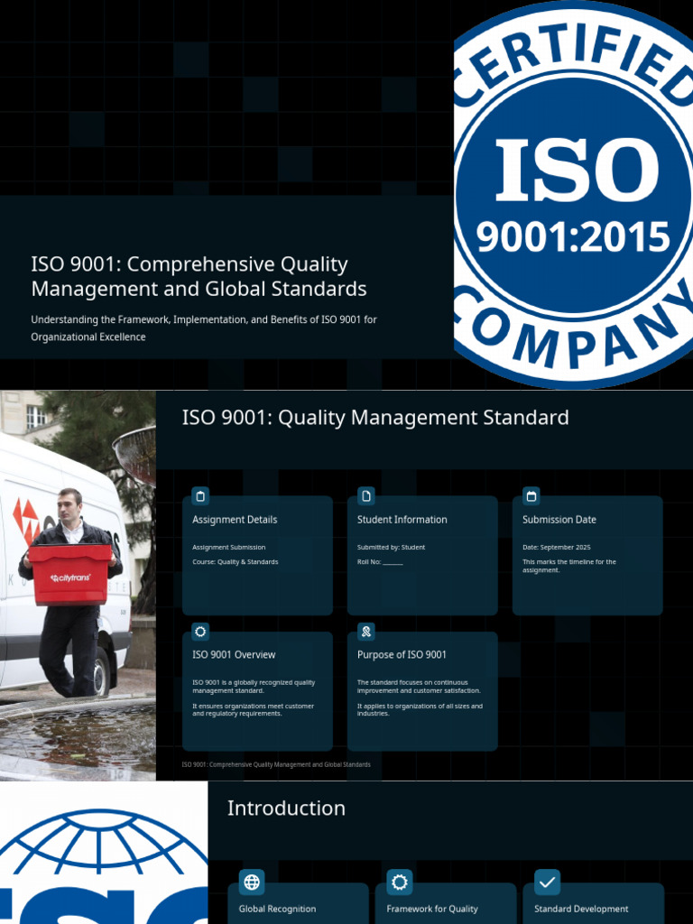 ISO 9001: Framework and Benefits Explained | PDF | Quality Management ...