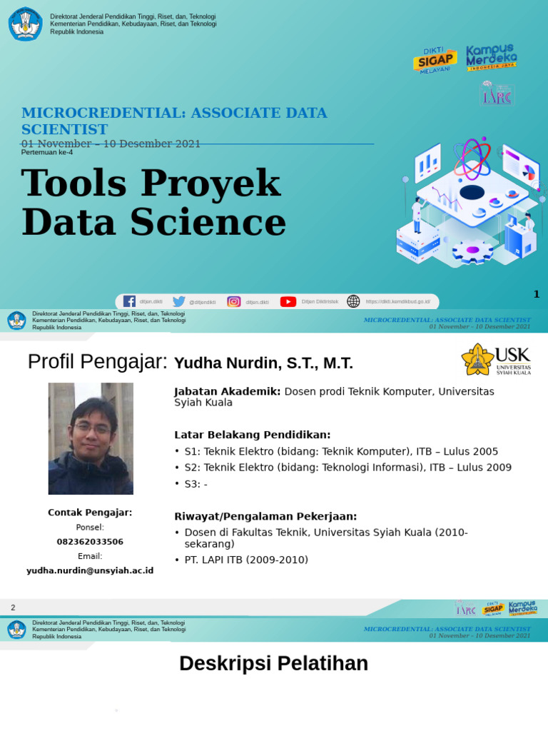 Pelatihan Associate Data Scientist Python | PDF