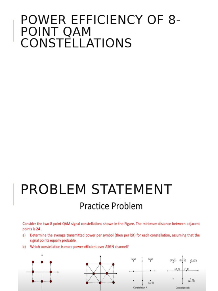 QAM Constellation Solution | PDF