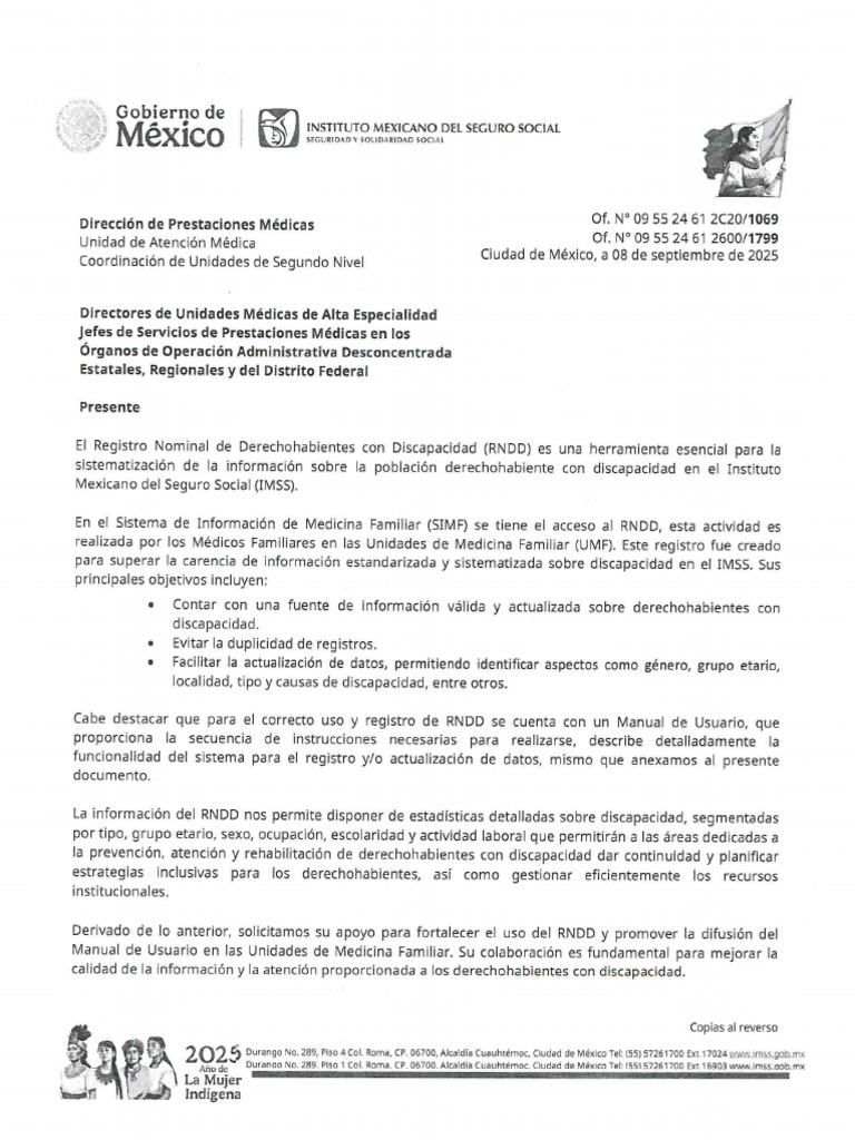 Of 1069-1799 Mancomunado 1er y 2do Nivel 08-09-2025 | PDF