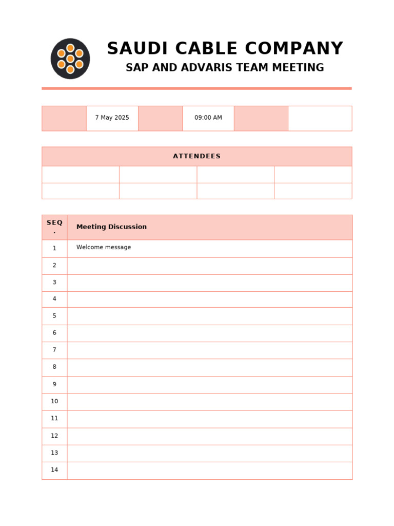 SAP and Advaris Meeting Summary | PDF