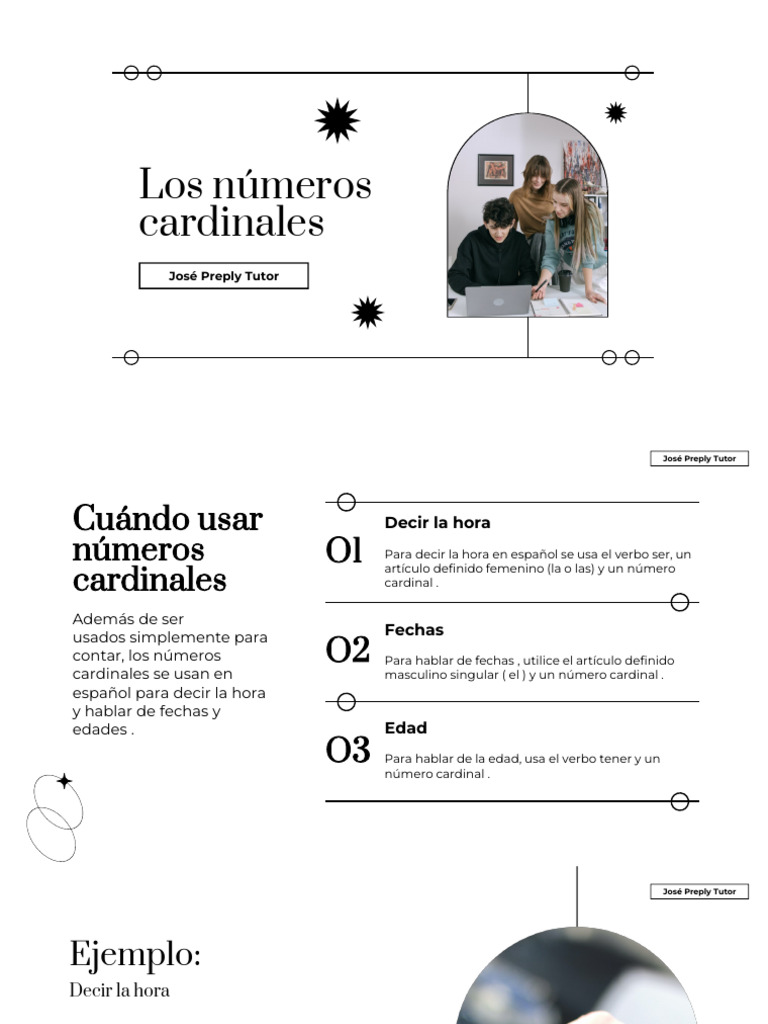 Uso de Números Cardinales en Español | PDF | Sustantivo | Adjetivo