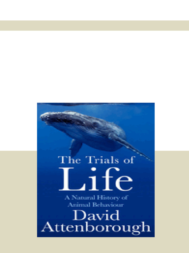 Trials of Life A Natural History of Animal Behaviour | PDF