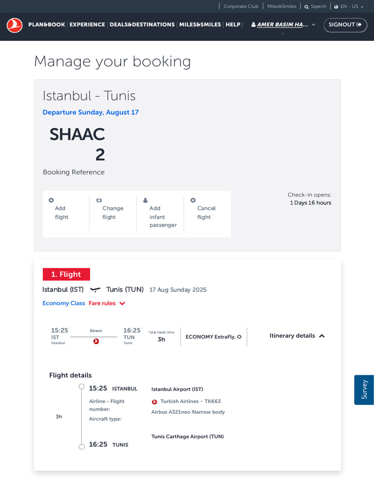 Manage Your Turkish Airlines Booking | PDF | Airlines | Business Class