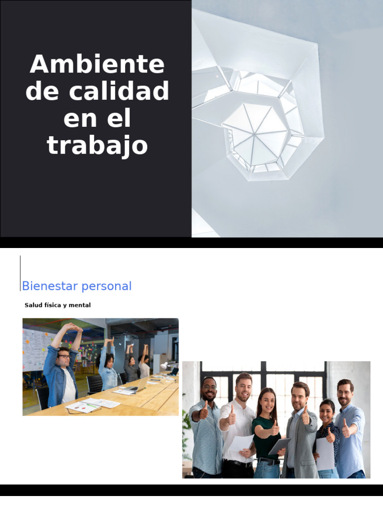 Ambiente de Calidad Laboral | PDF