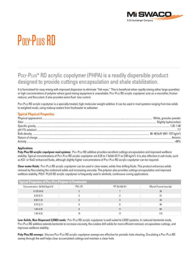 Poly-Plus RD Acrylic Copolymer Overview | PDF | Poly(Methyl ...