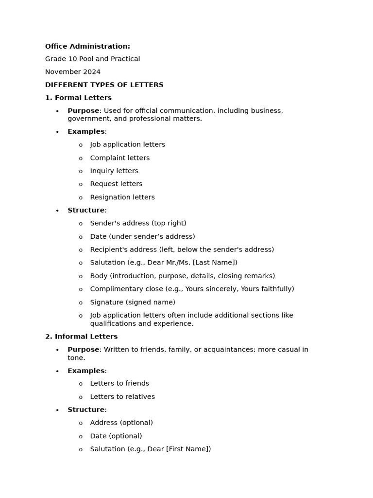 Types of Letters and Paper Sizes Guide | PDF | Envelope | Printing