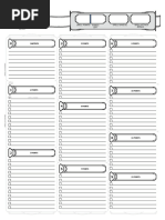 Artificer Character Sheet 5e | PDF