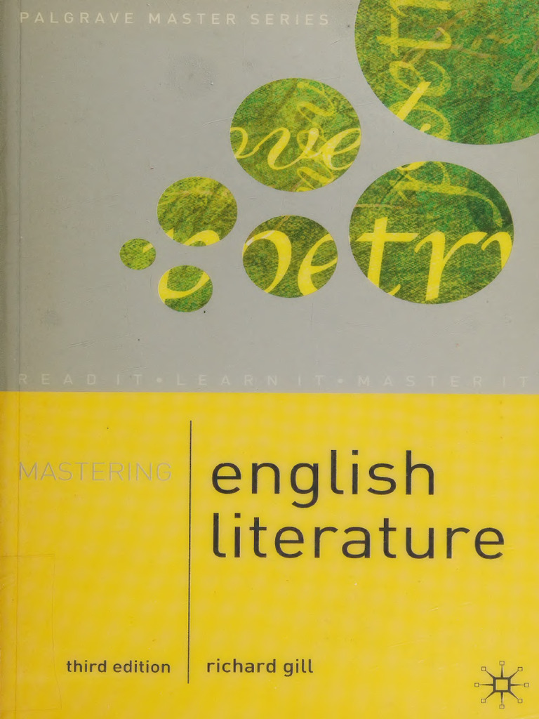 Mast English: Iterature | PDF | Verb | Narration