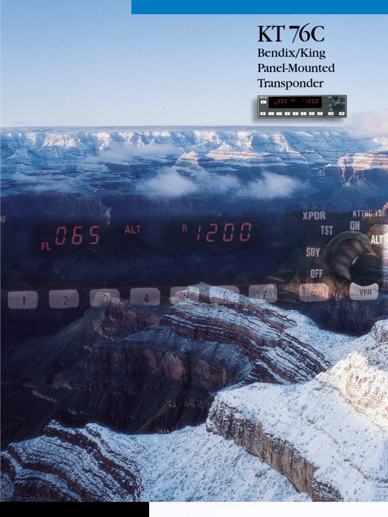 76C Transponder | PDF | Transponder (Aeronautics) | Aviation
