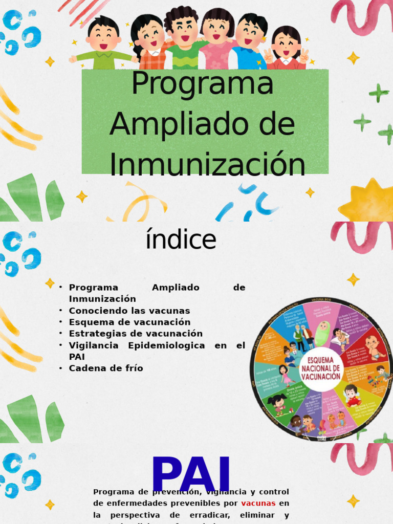 Programa de Inmunización y Vacunación | PDF | Vacunas | Inmunología