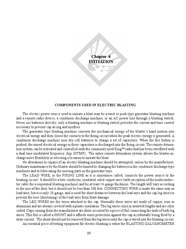 Electric Blasting Components Explained | PDF | Technology & Engineering