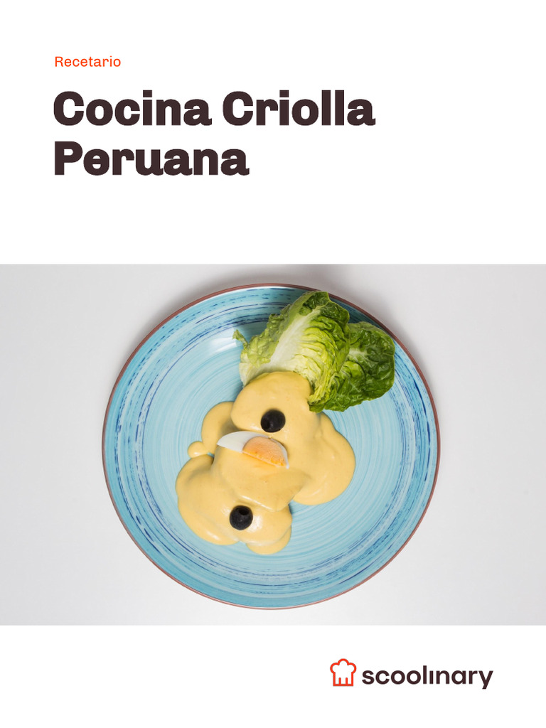 Recetas de Cocina Criolla Peruana | PDF | Mayonesa | Cilantro