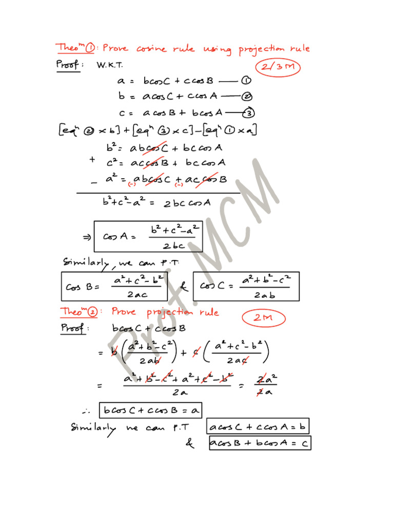 M1 Theorems With Watermark | PDF | Elementary Mathematics | Euclidean ...