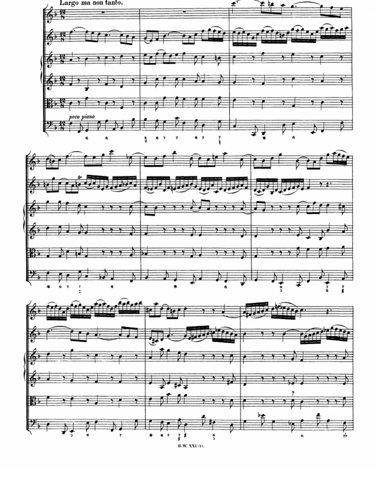 Bach BWV 1043 Largo | PDF