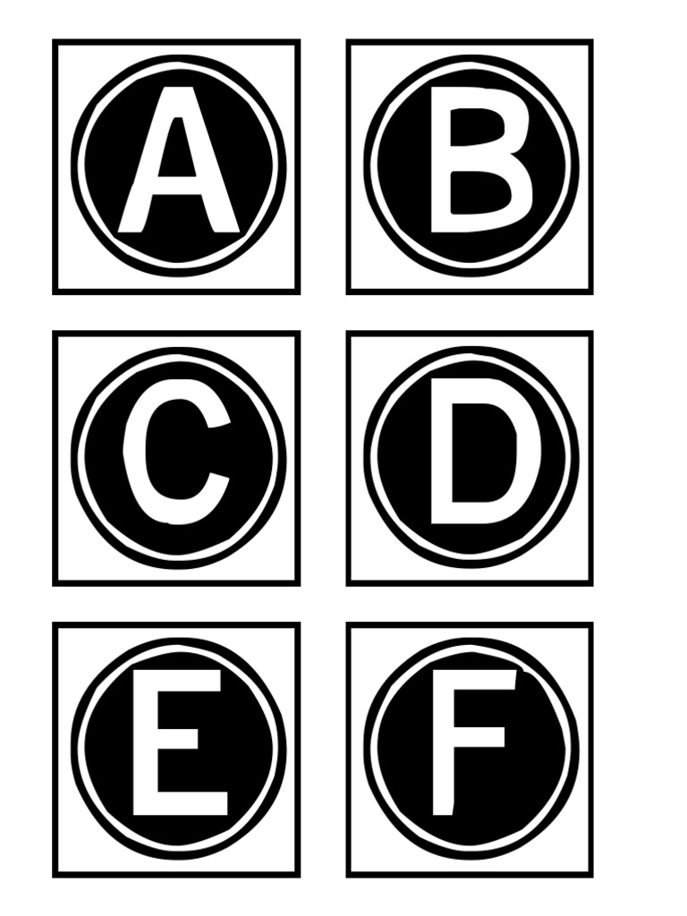 Boggle Letters | PDF