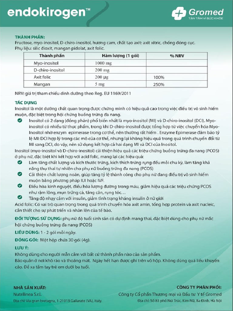 Endokirogen HDSD Vnras | PDF