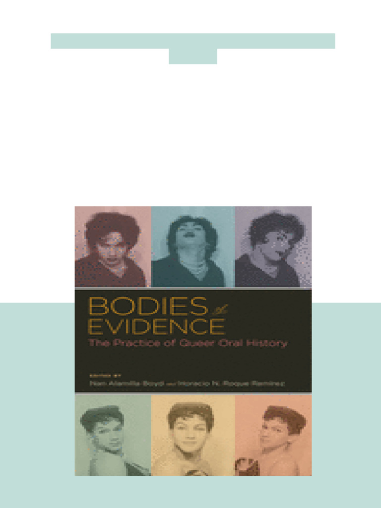Bodies of Evidence The Practice of Queer Oral History | PDF | Project Gutenberg | Copyright