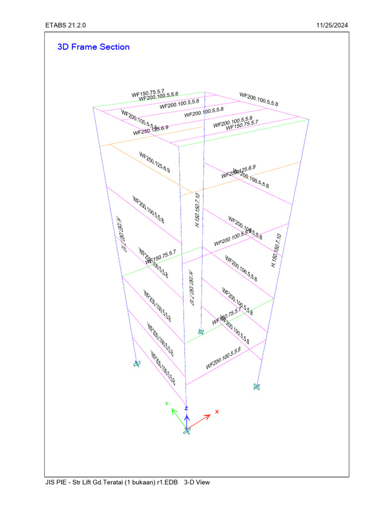 3D Frame Section | PDF