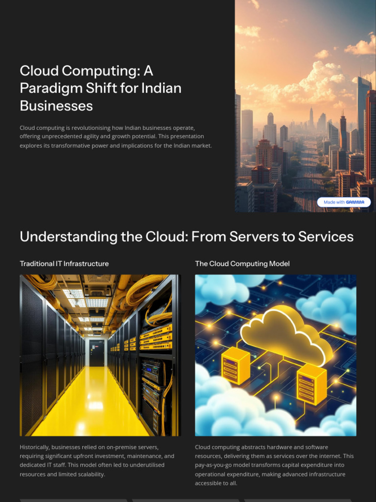 Cloud Computing: Transforming Indian Business | PDF | Cloud Computing ...