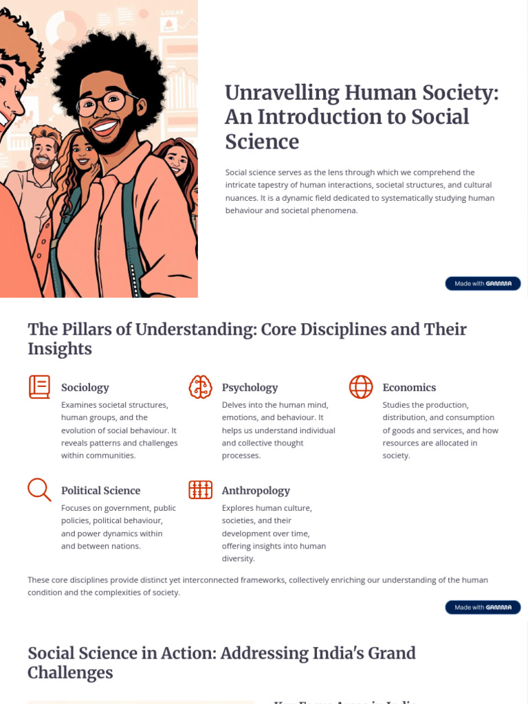 Unravelling Human Society An Introduction To Social Science | PDF ...