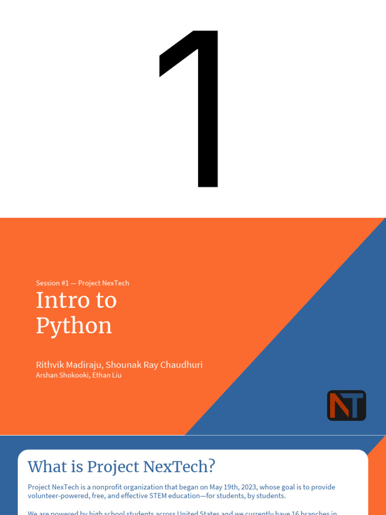 [3.1] Intro to Python | PDF | Boolean Data Type | Python (Programming ...