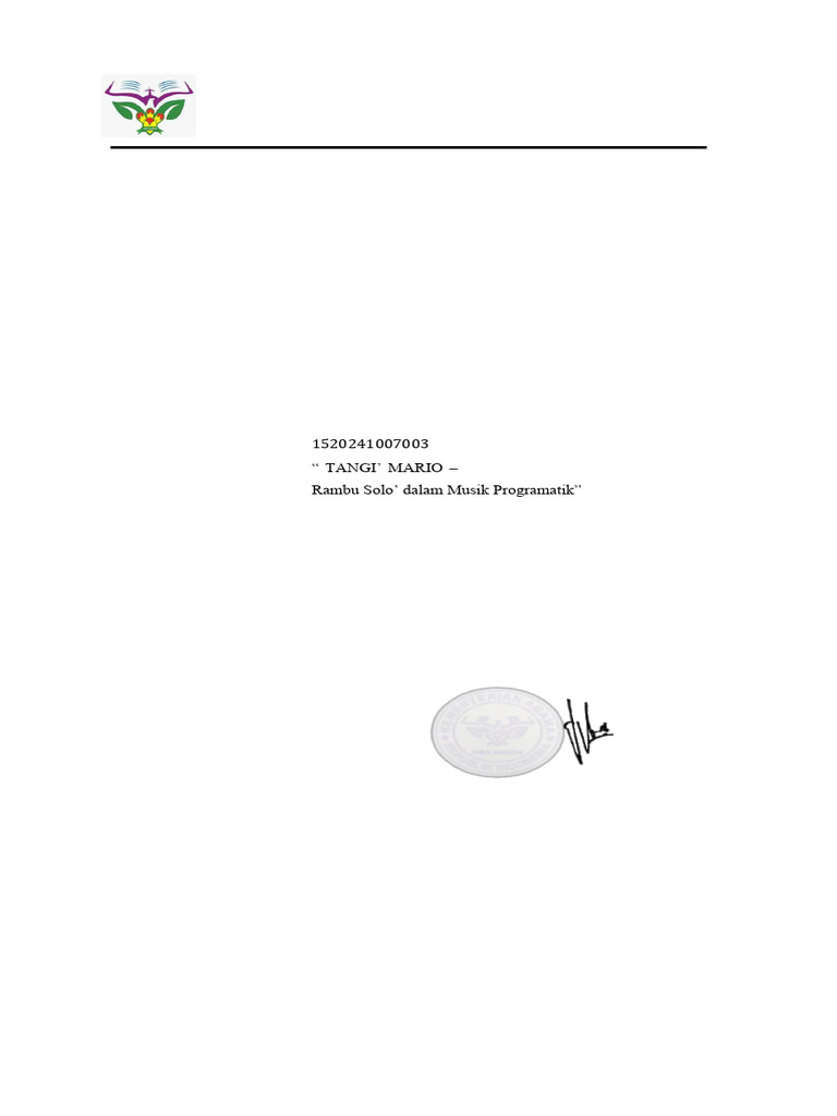 Surat Undangan Sempro Levinson Y. A. Simaela | PDF