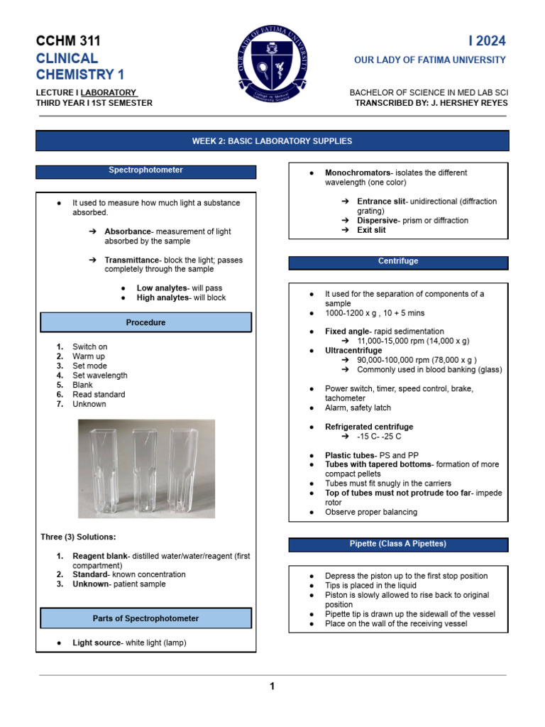 Basic Laboratory Supplies Overview | PDF | Optics | Electromagnetic ...