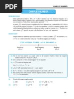 Complex Numbers Formula Sheet Class 11 | PDF