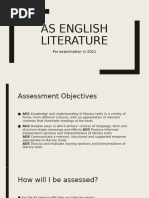 OCR A-Level English Literature Assessment | PDF