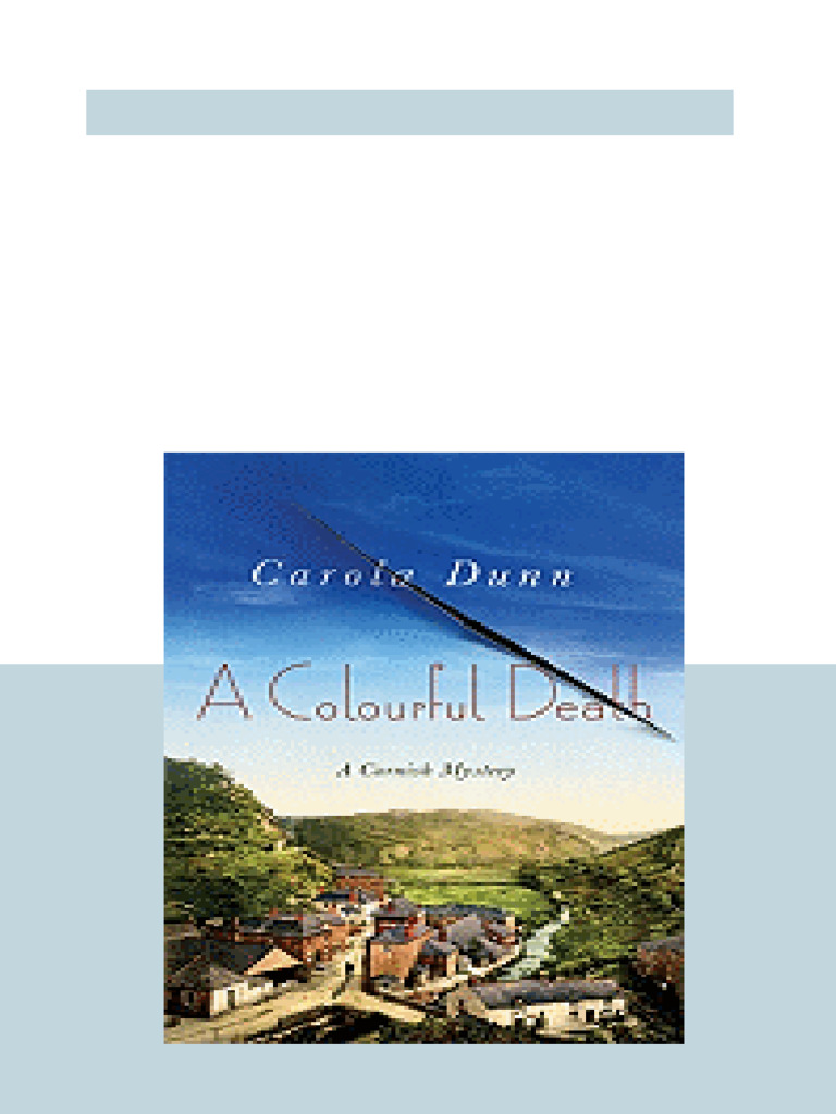 Colourful Death A Cornish Mystery | PDF