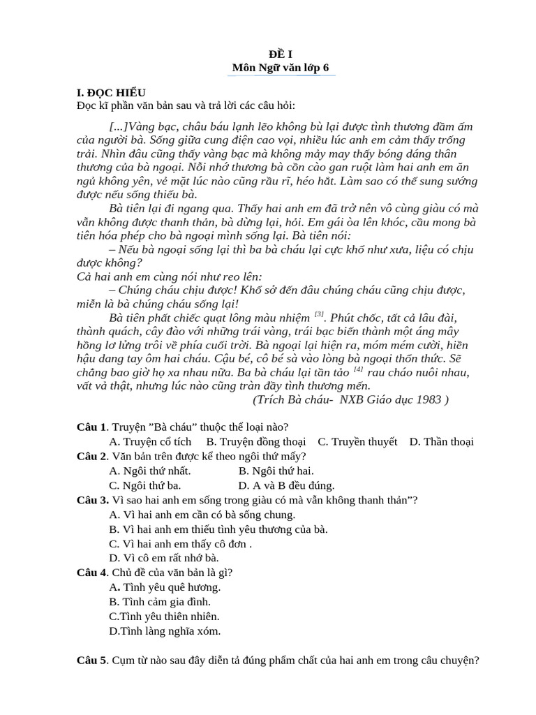 Giao Bài Bu I 1 | PDF