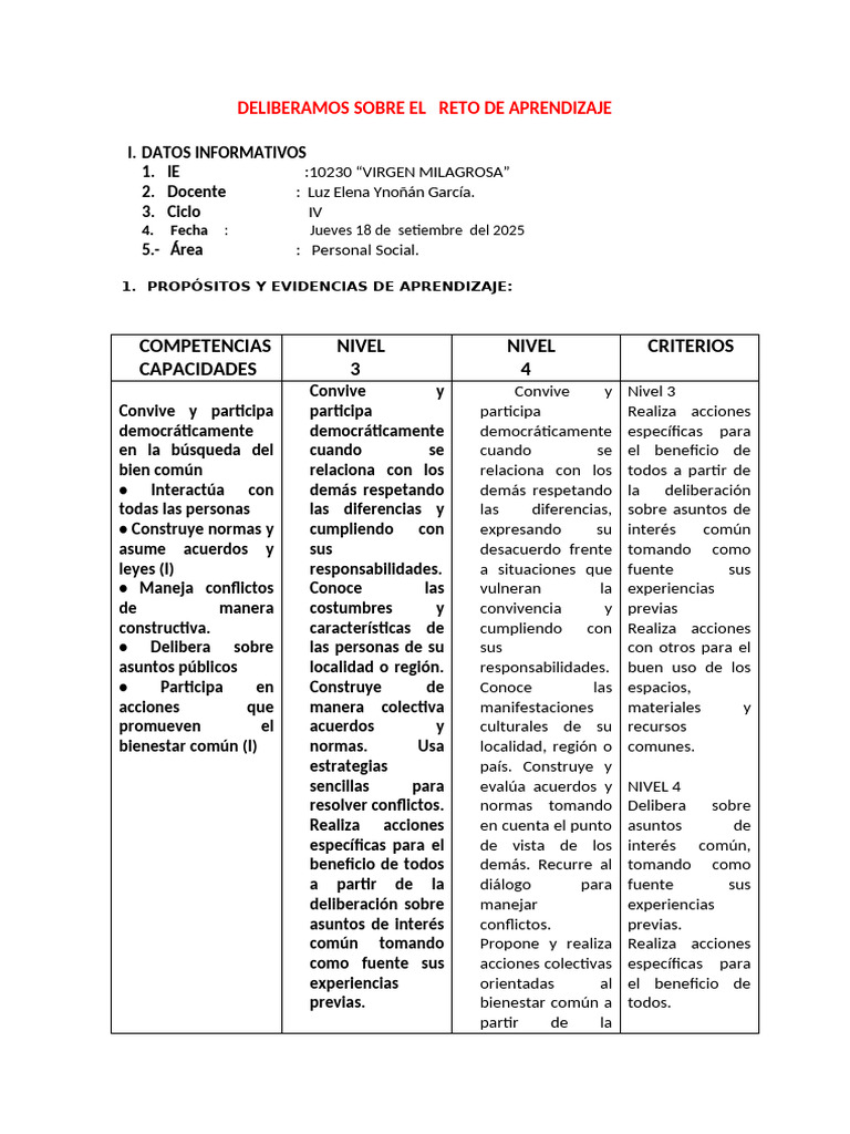 2025 Reto de Aprendizaje | PDF | Aprendizaje | Modificación de comportamiento