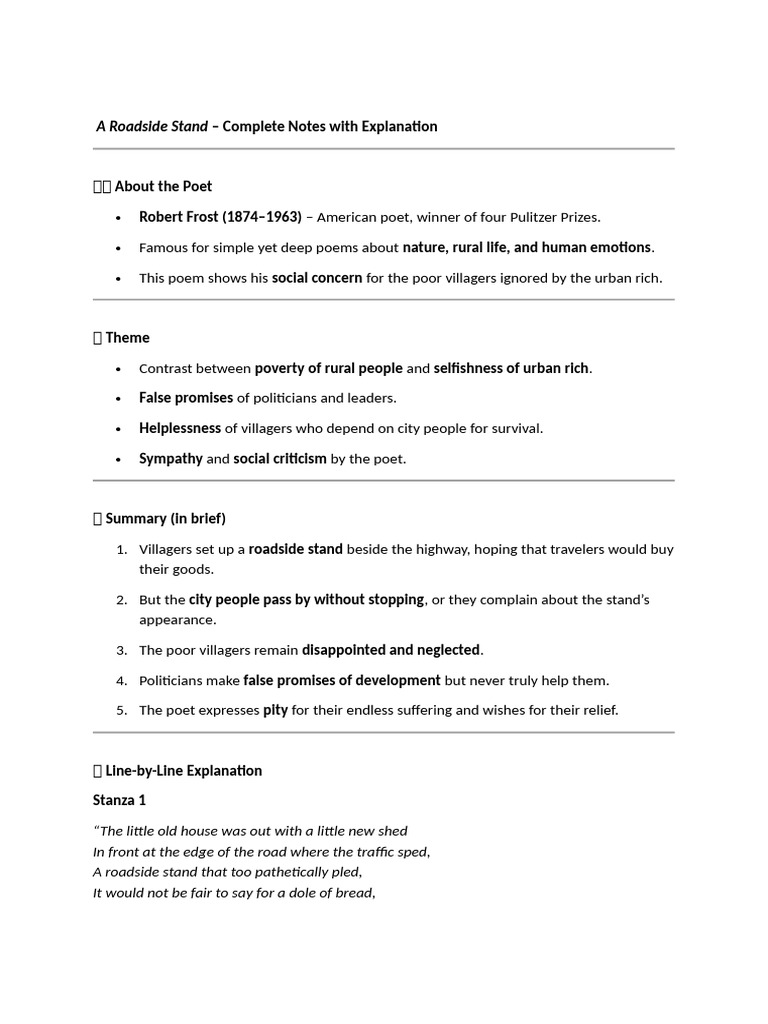 Moral Insights from Frost's Poem | PDF