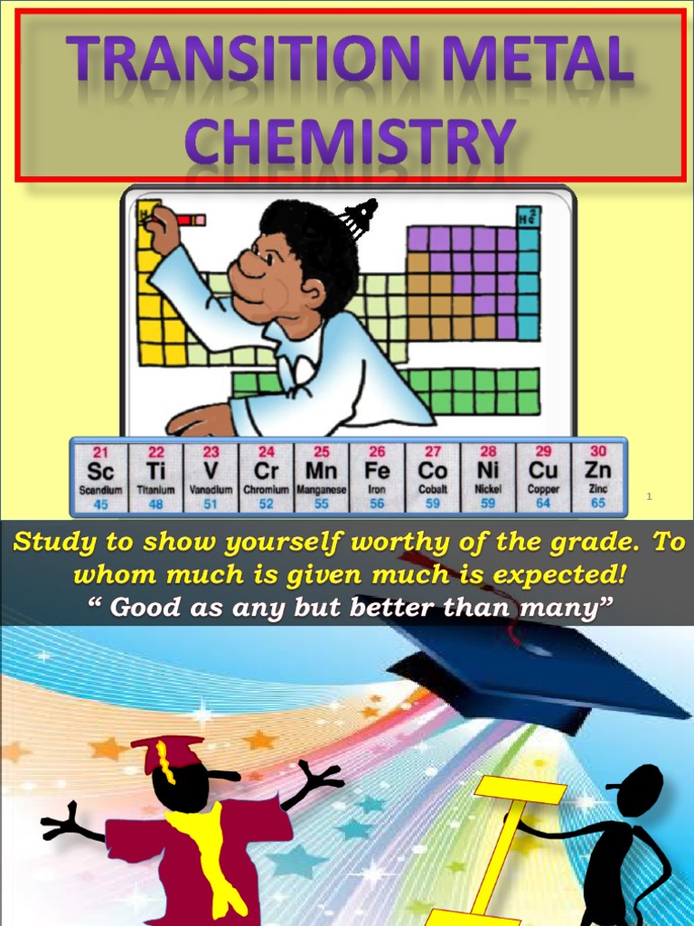 6B Transition Elements | PDF | Transition Metals | Coordination Complex