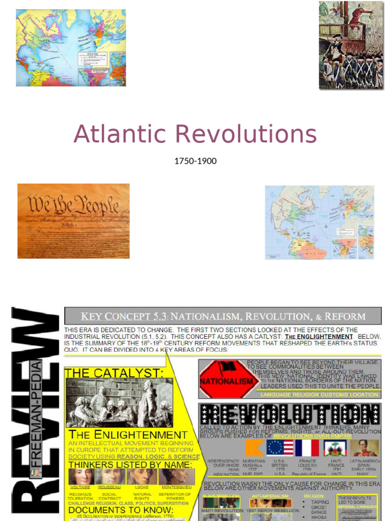 Atlantic Revolutions | PDF | Haiti | American Revolution