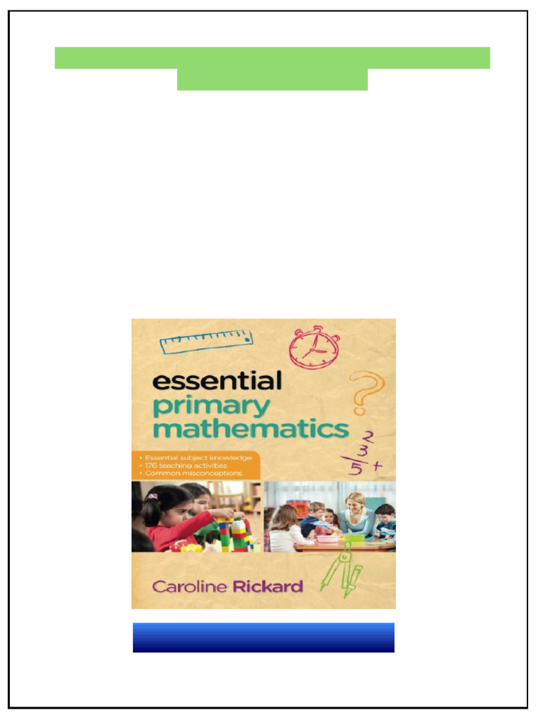 Essential Primary Mathematics 1st Edition Caroline Rickard Online PDF ...