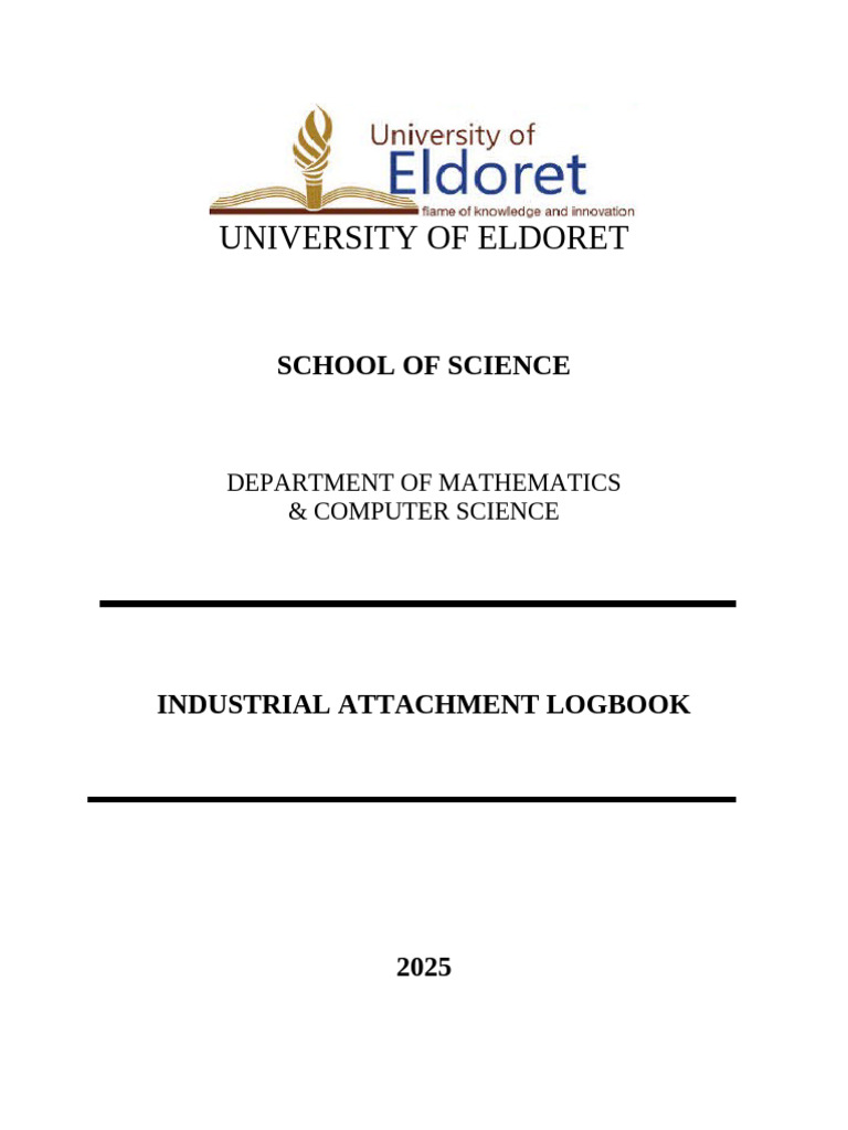 Industrial Attachment Logbook | PDF