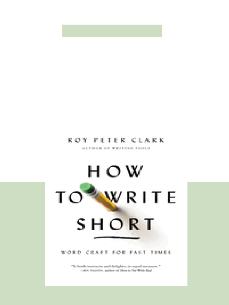 How To Write Short | PDF | Project Gutenberg | Publishing