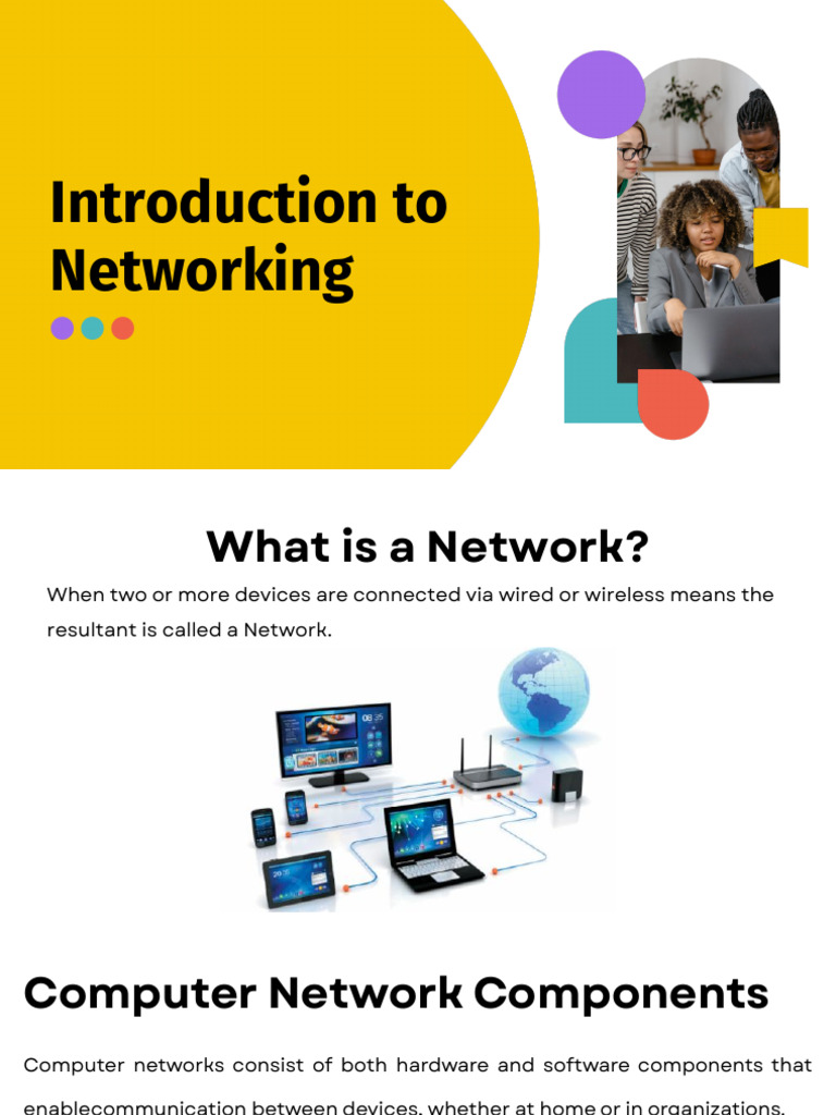 Networking Basics: Components & Modes | PDF | Computer Network | World ...