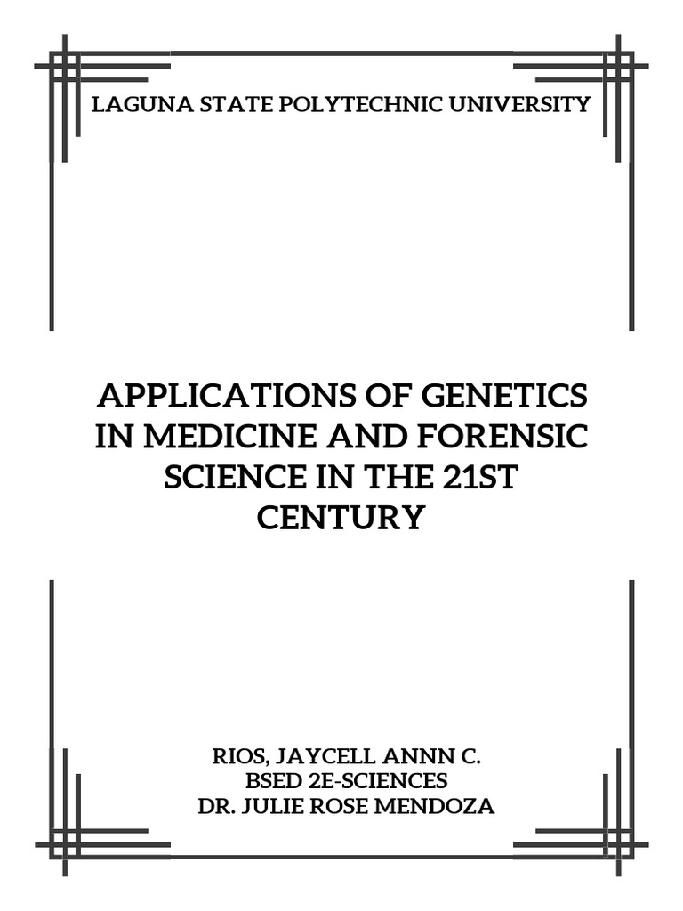Genetics Pdf Pharmacogenomics Personalized Medicine