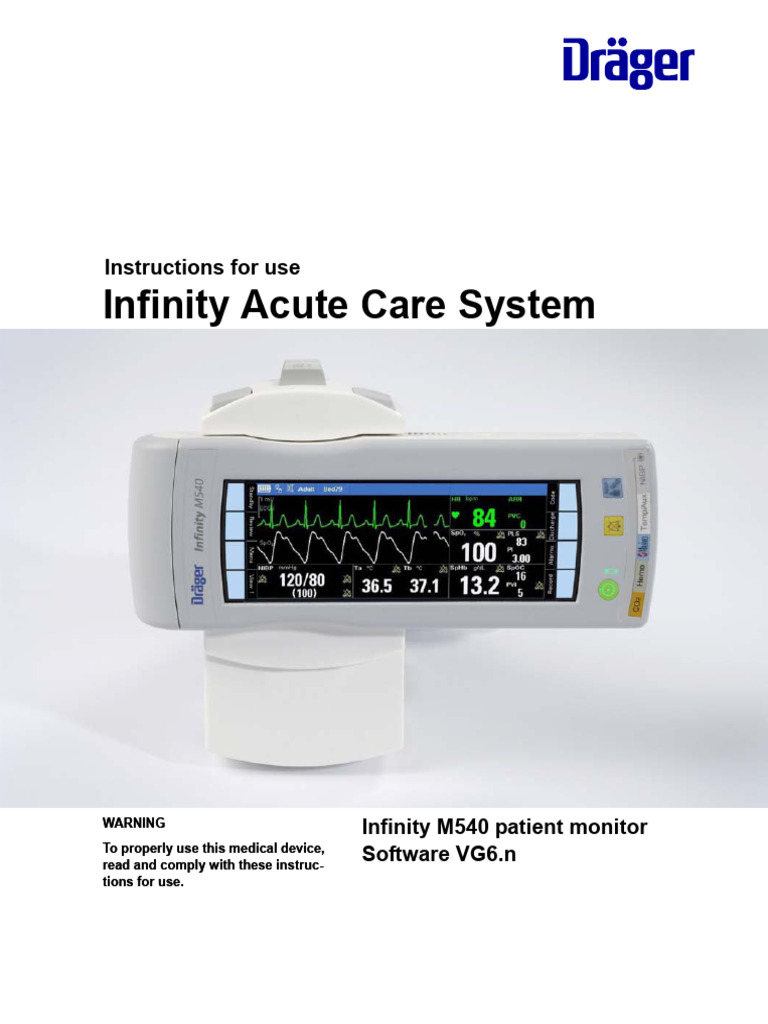 Ifu Iacs vg6 m540 en Ifu ms33336 en | PDF | Medical Device ...